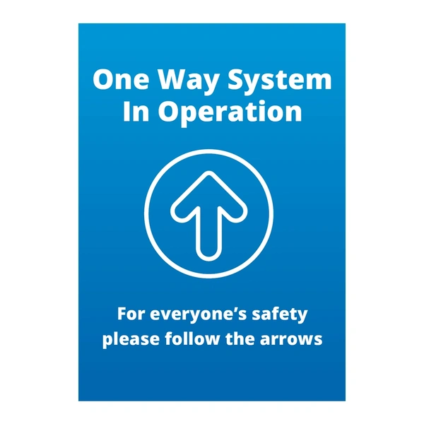 One Way System In Operation Signage | Yellowbox Signs And Graphics Limited